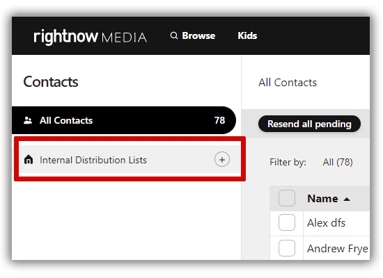 Create a New Distribution List Create a New Distribution List