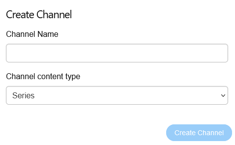 How do I create and manage my Custom Channels?