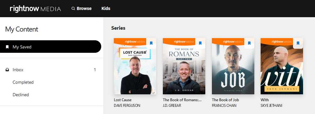 What is My Saved content and how do I access it?