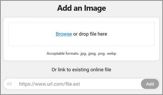 How do I add an Image slide to Interactive Content?