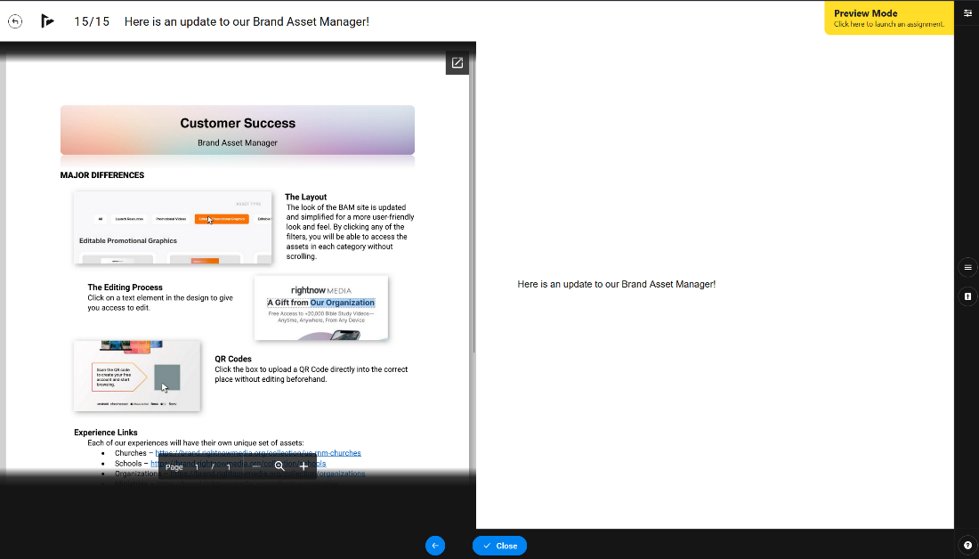 How do I add a Document slide to Interactive Content?