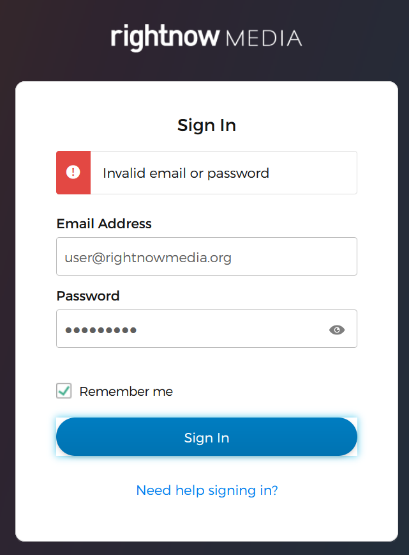How do I sign in to RightNow Media?