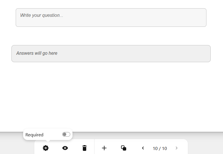 How do I add a Long Response slide to Interactive Content?