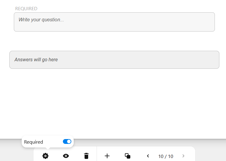 How do I add a Long Response slide to Interactive Content?