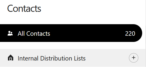 How do I create a new Distribution List?