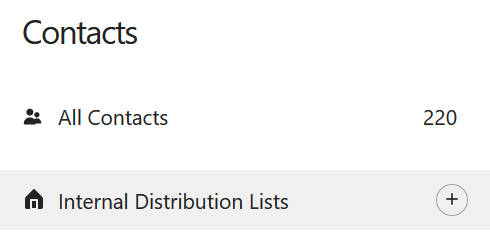 How do I create a new Distribution List?