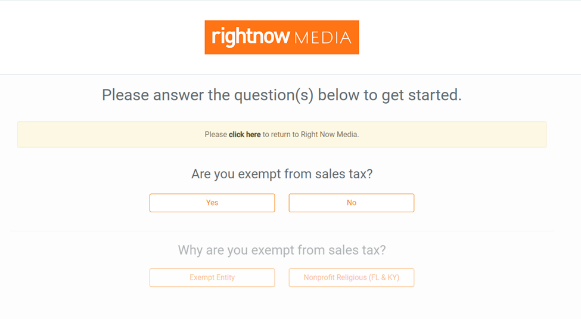 How can I see my organization’s Tax Exemption status?
