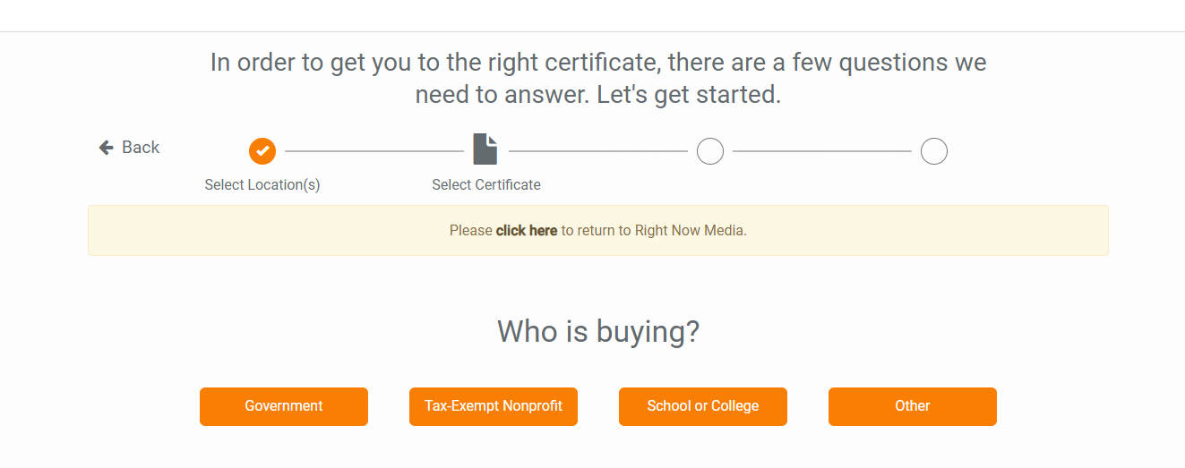 How can I see my organization’s Tax Exemption status?
