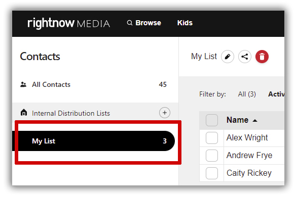 Add a User to an Existing Distribution List