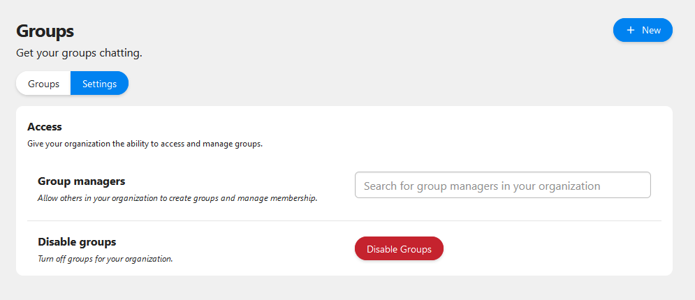 How do I enable Groups?