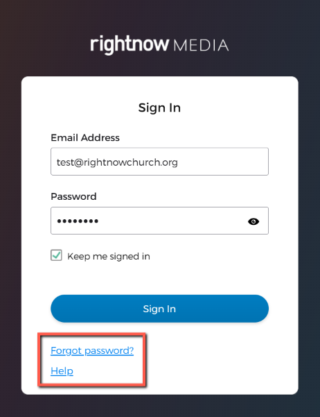 How do I sign in to RightNow Media?