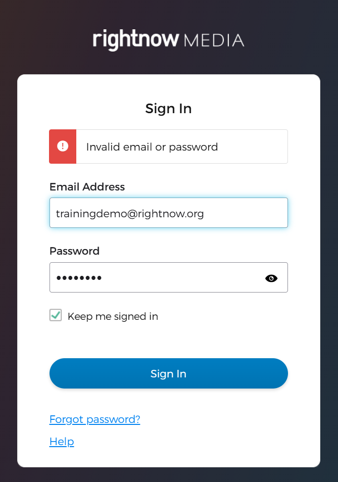 How do I sign in to RightNow Media?