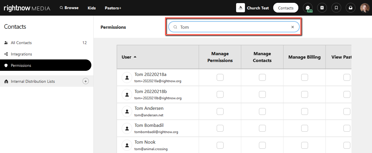 How do I assign permissions to a User?