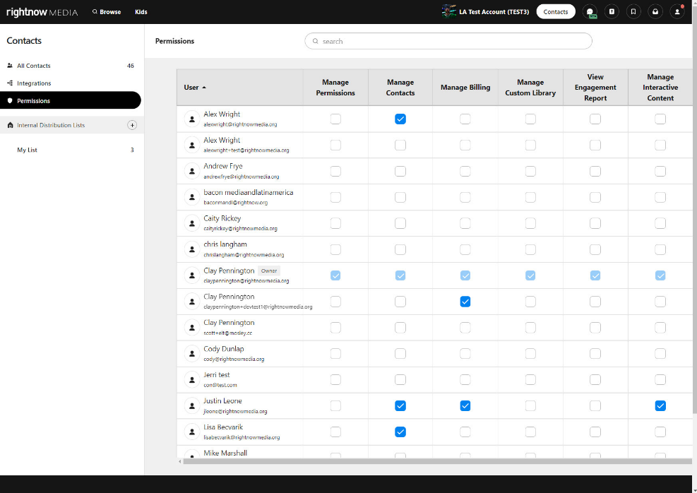 How do I assign permissions to a User?